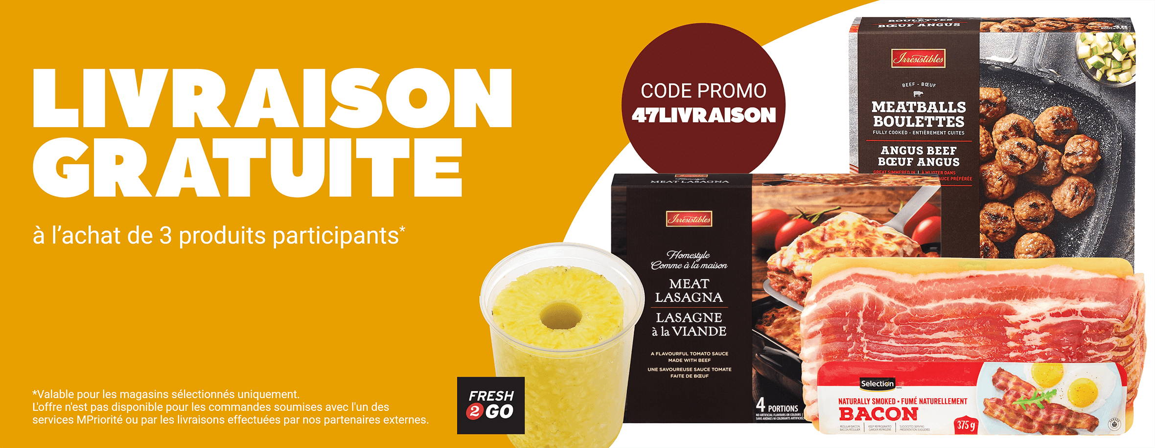 Livraison gratuite! | Metro